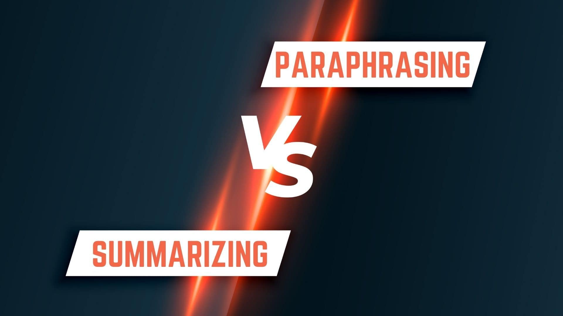 Differences Between Paraphrasing And Summarizing Marketing91